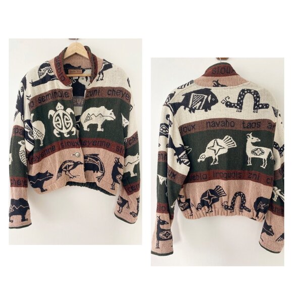 Painted Pony | Jackets & Coats | Vintage Painted Pony Native American ...